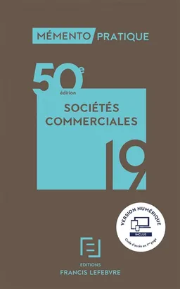 Sociétés commerciales 2009 : droit des affaires - Editions Francis ...